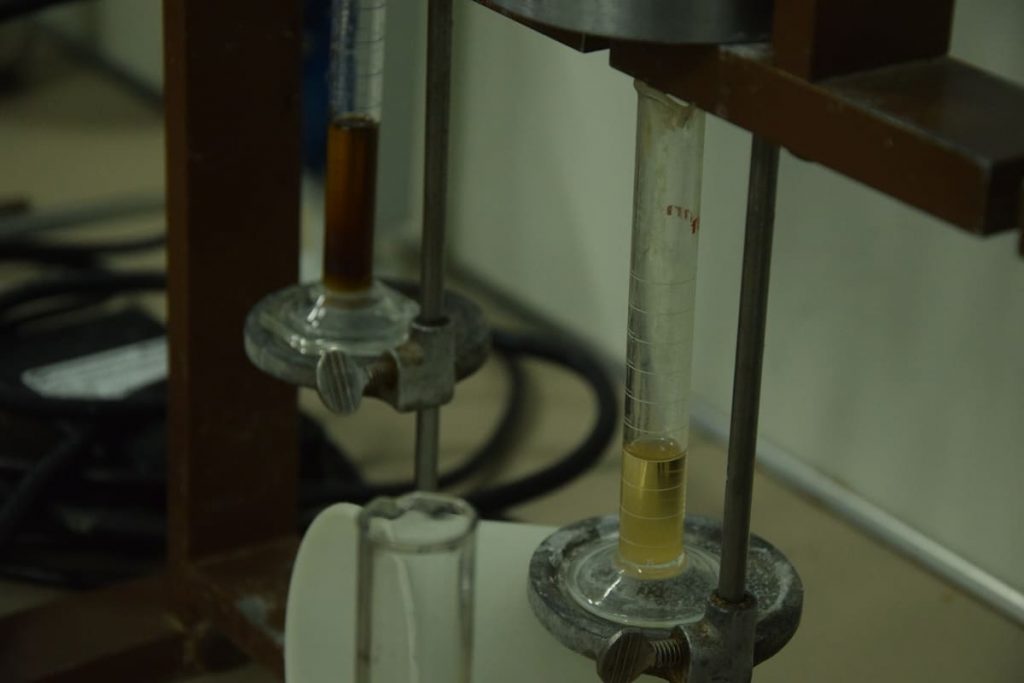 Drilling mud production in a vortex layer device - GlobeCore