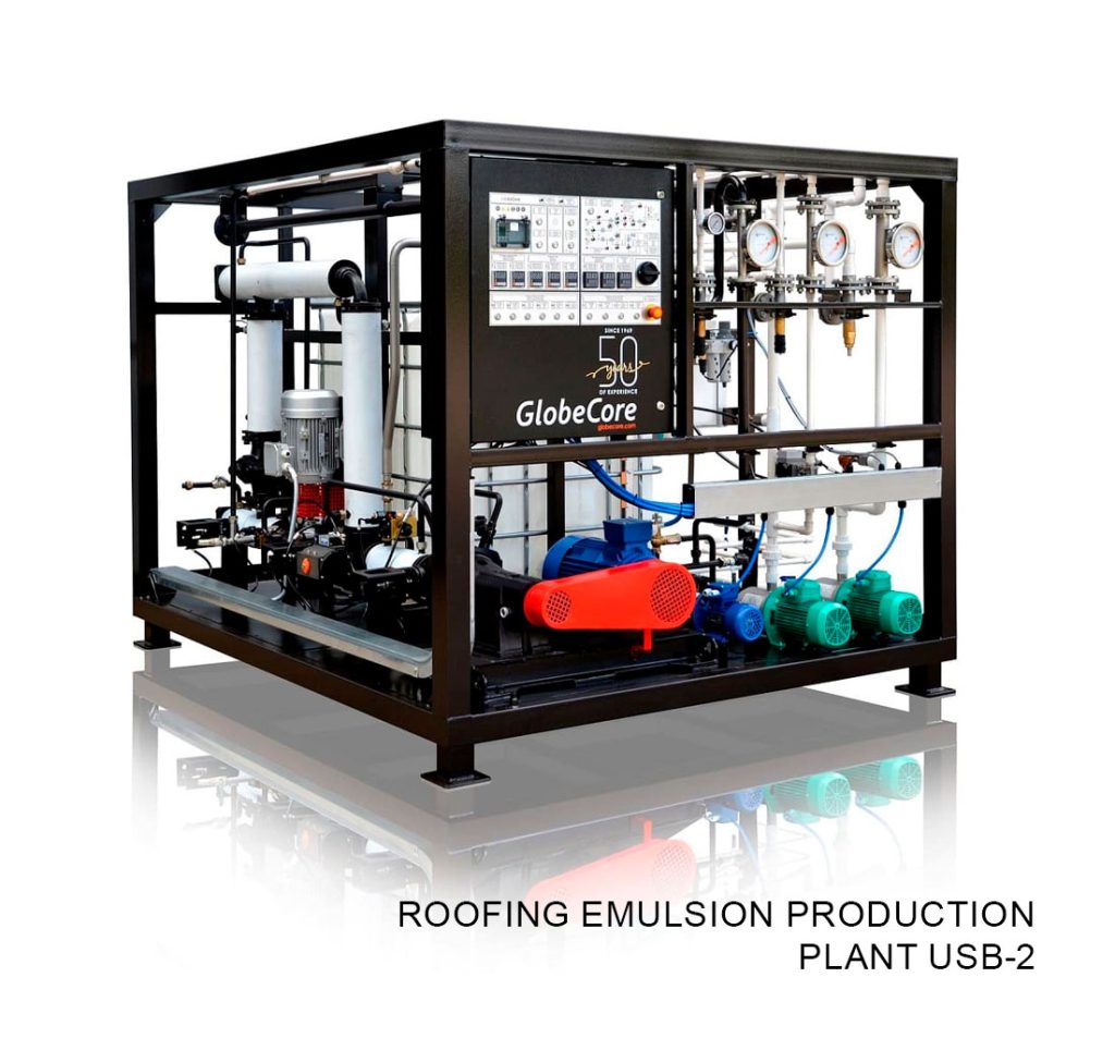 Roofing emulsion production plant USB-2 - globecore.com