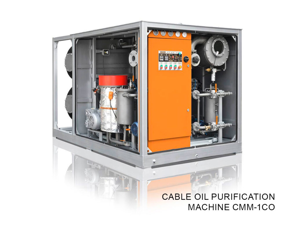 Cable oil purification machine CMM-1CO - GlobeCore.com