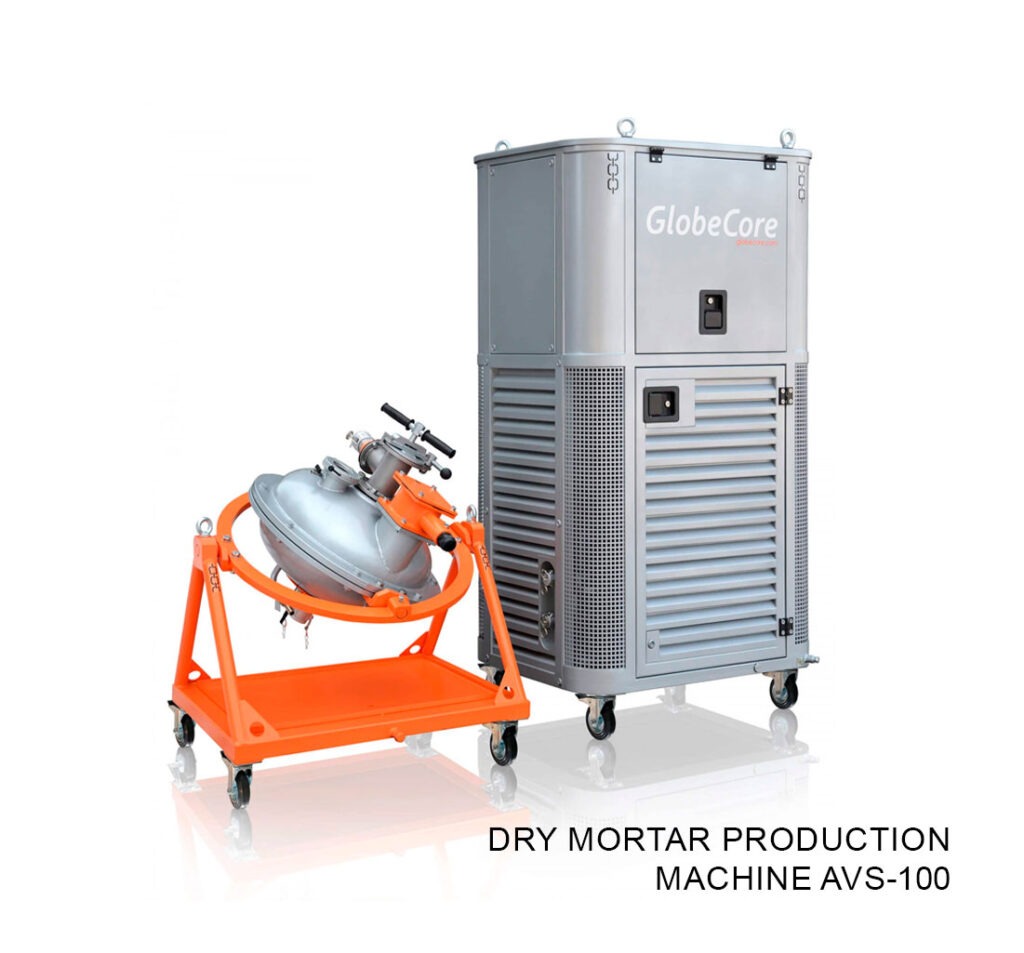 Dry mortar production machine AVS-100 - GlobeCore.com