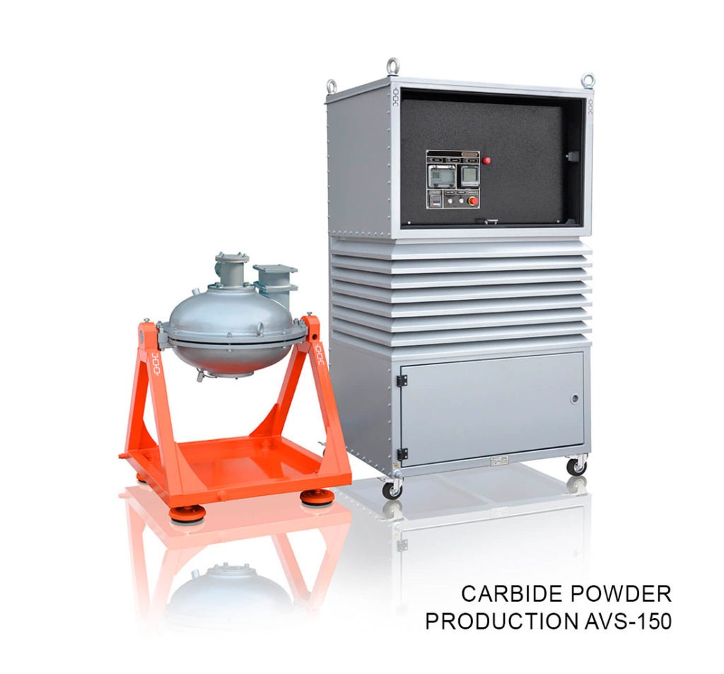 Carbide powder production machine AVS-150 - GlobeCore.com