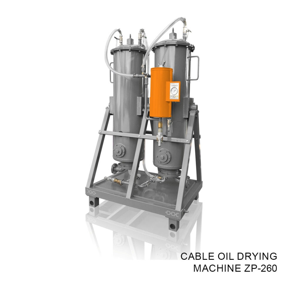 Cable oil drying machine ZP-260 - GlobeCore