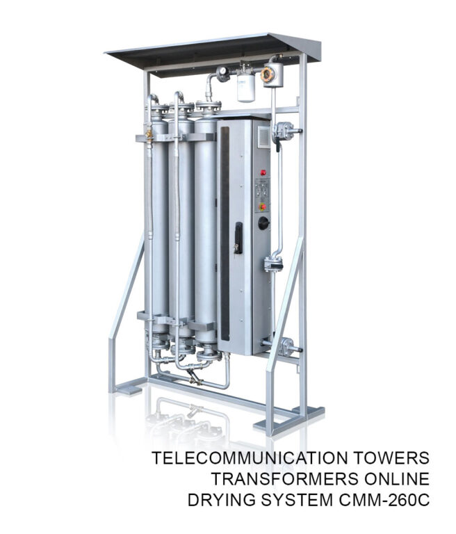 Telecommunication towers transformers online drying system CMM-260C ...