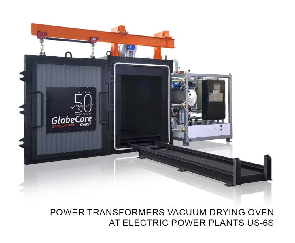 Power transformers vacuum drying oven at electric power plants US-6S ...