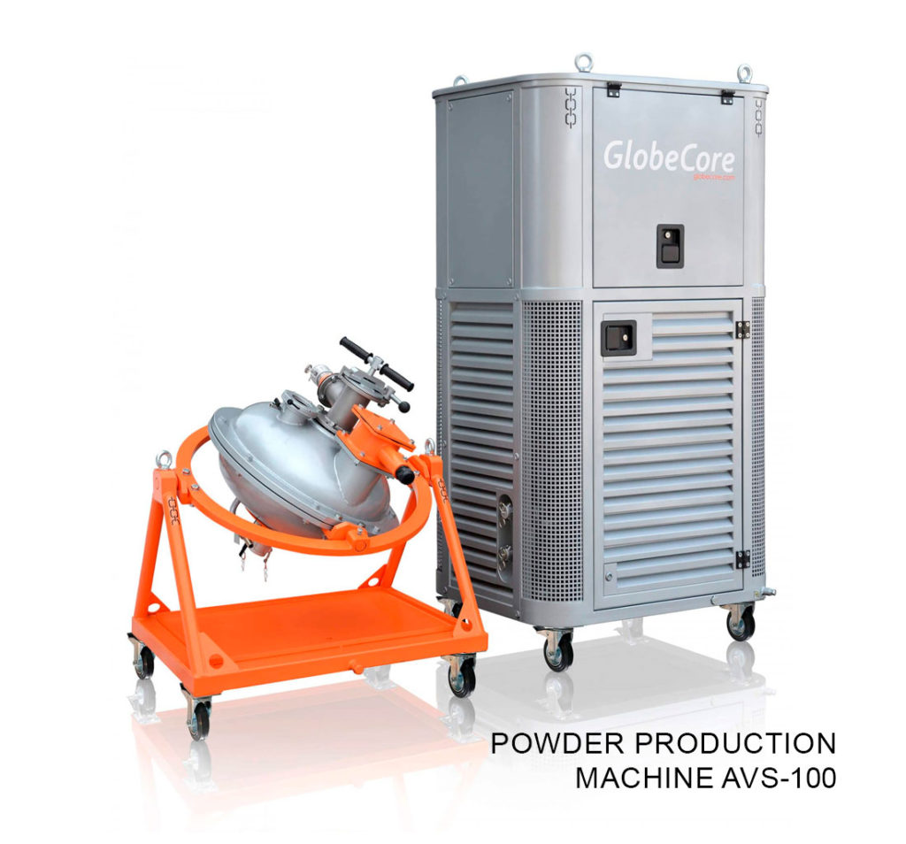 Powder production machine AVS-100 - GlobeCore.com
